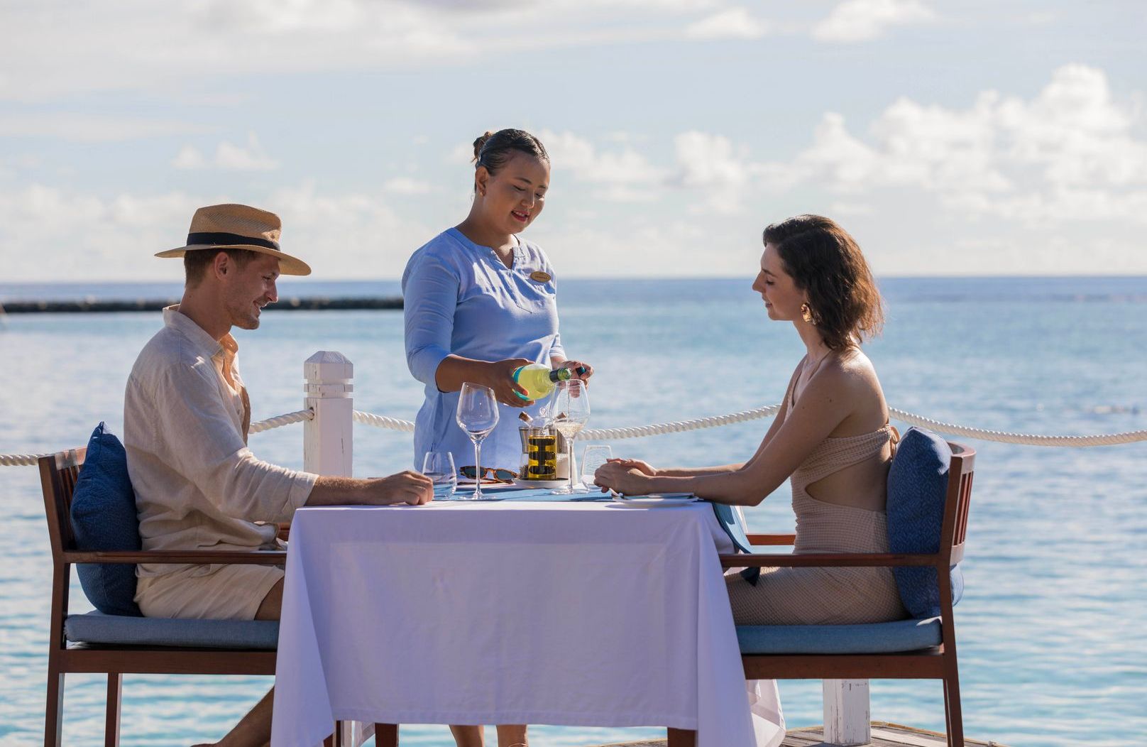 Ultimate over-water restaurant with gorgeous ambiance and amazing ...